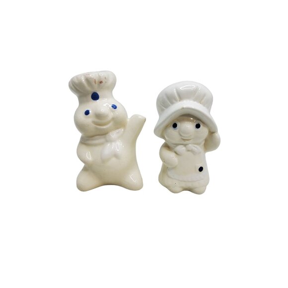 b and m | Dining | Vintage 997 Bm Pillsbury Doughboy And Girl Ceramic ...